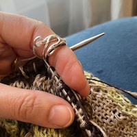 Gold Yarn Ring Stranded Knitting Ring for Colorwork 14k Gold Filled - Etsy