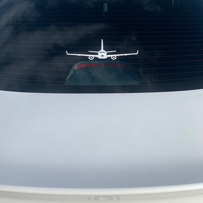 Boeing B737-800 Self Adhesive Decal/sticker Airplane Wall Art / Flight ...