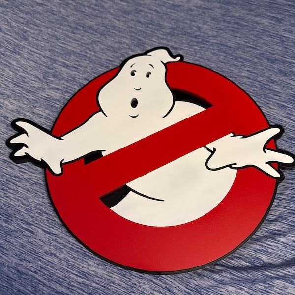Ghostbusters Movie Logo Laser Cut Wood Sign - Etsy