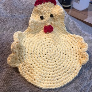 Crochet Pattern for the Swanky Chicken Trivet Potholder PDF - Etsy