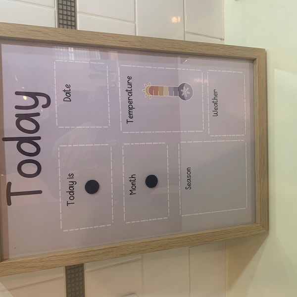 Morning Board | Circle Time | Today Chart | Children’s Calendar ...