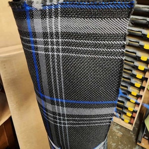 Plaid Car Upholstery Fabric VW Golf GTI MK7 3mm Foam 59 150CM Tartan ...