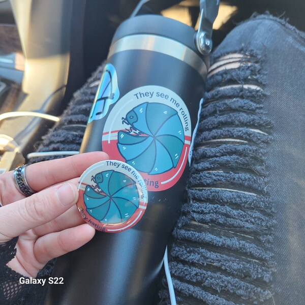 2" BUG HAZARD STICKER, Waterproof, Insects, Decal, Isopod, Roly Poly ...