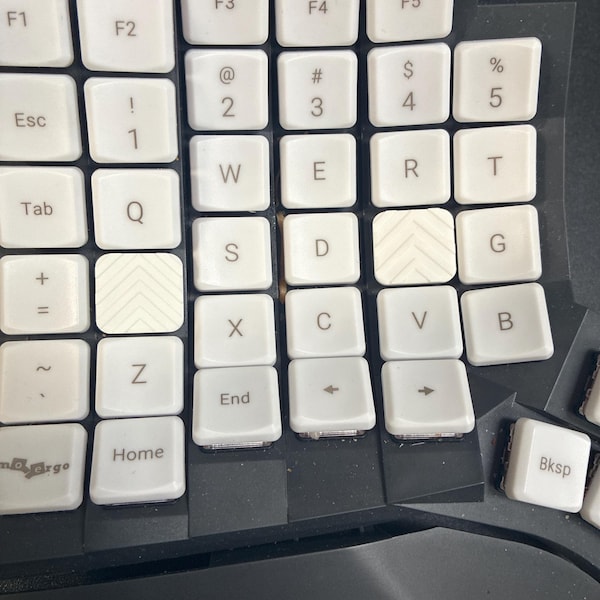 DES Keycap Set, Ergonomic Sculpted Keycaps for Split Keyboard - Etsy
