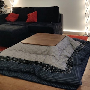 Kotatsu Futon Comforter Premium Cotton Fluffy Table Square Rectangle ...