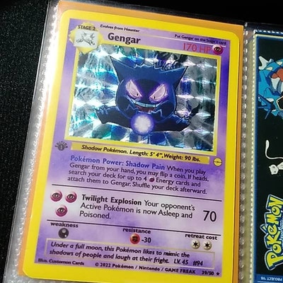 Personalized Custom Pokémon Card - Etsy