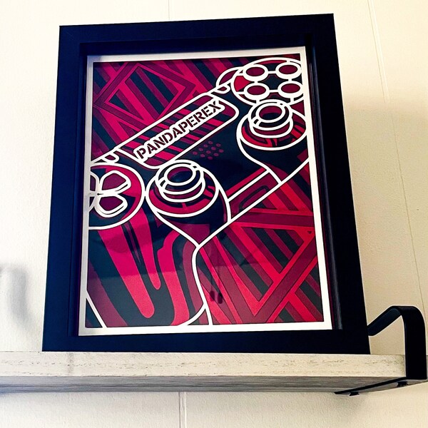 Gamer Multilayer SVG/ Gamer Cut File/ 3D Layer/ Plywood Cutting/ Paper ...