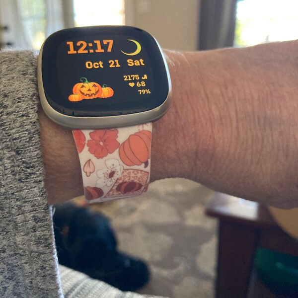 Fall Watch Band|halloween Watch Band|pumpkin Watch Band|galaxy Watch ...