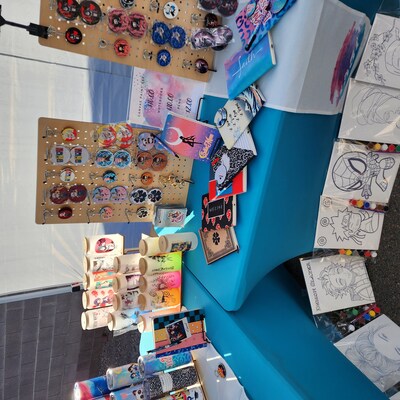 Rotating Display Stand, 3 Tier Wooden Organizer, 4-sided Display Rack ...