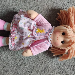 Rag Doll Poppy Personalised With Any Name. 28 Cm Ragdoll | Etsy