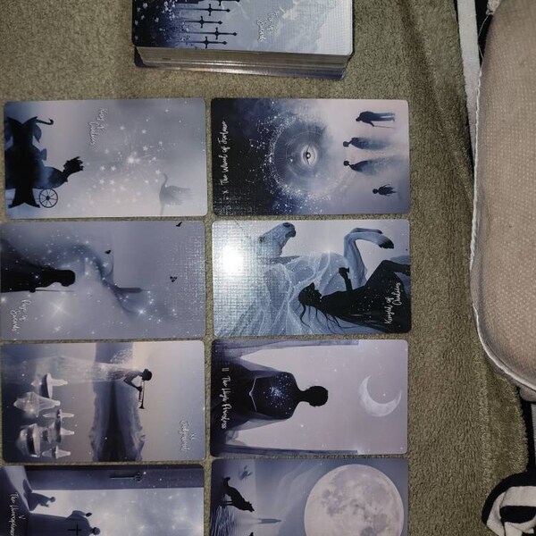 Moonlight Dream Tarot | 78 Tarot Cards Deck, 4 Extra Cards, 196-page ...