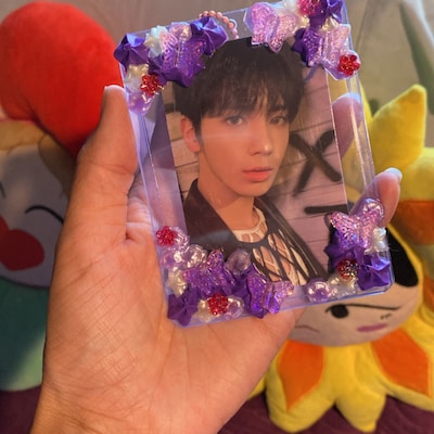 Decoden Decorated Toploader Keychain Kpop Deco Polco PC Photoframe ...