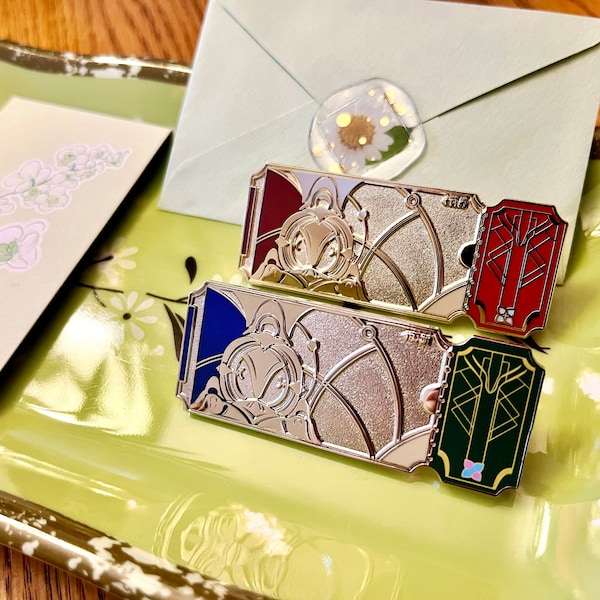 Warp Train Ticket Enamel Pin Set (honkai: Star Rail) | Astral Express ...