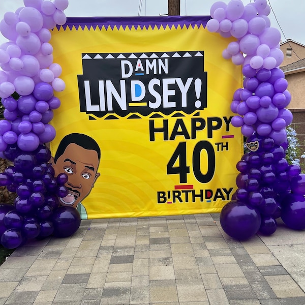 Martin Birthday Backdrop - Martin Sitcom Backdrop - 90's Theme - Photo ...