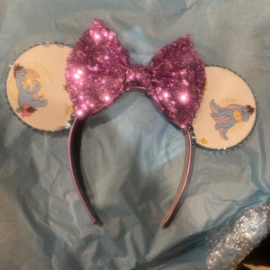 The Ice Queen Handmade Mouse Ears Headband - Etsy