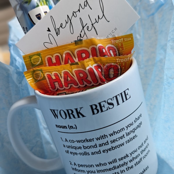 Work Bestie Definition - Work Colleague Friend Birthday, BFF, Leaving ...