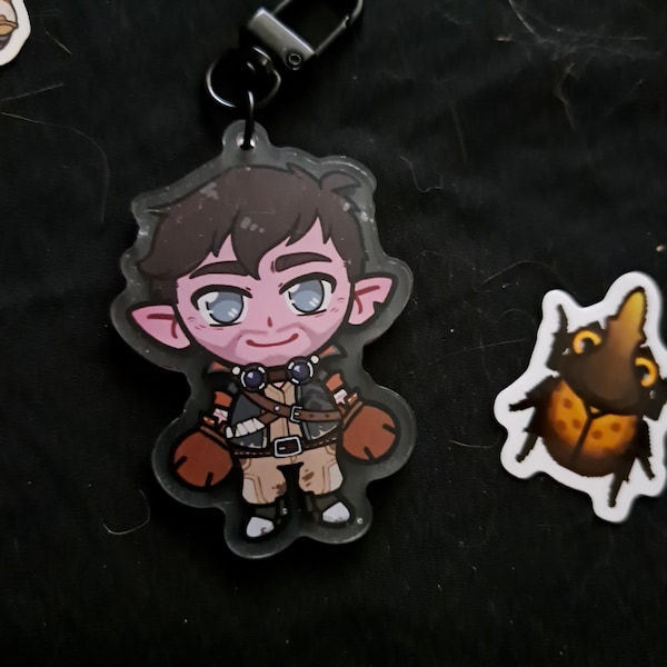 Palia Romanceable Npc's Double Sided Clear Acrylic Charm, Reth, Tish ...