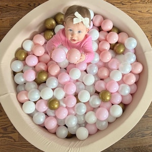 Beige Ball-pit Round 300 Balls Included - Etsy