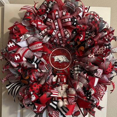 Patriotic Poppy Wreath Memorial Day Wreath 28 Summer - Etsy