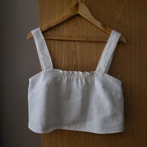 Taylor Linen Top Pattern, Medium Set: Sizes US4-8, Tank Top Sewing PDF ...