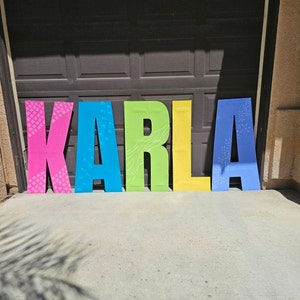 Large Cardboard Numbers Large Cardboard Letters Flat Cardboard Letters ...