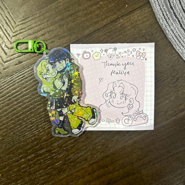 Pomni Keychain & Sticker TADC - Etsy