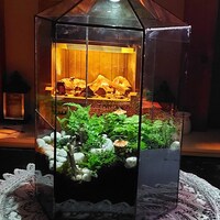 Recycled Glass Candle Holder, Environmentally Friendly Gift, Geometric ...