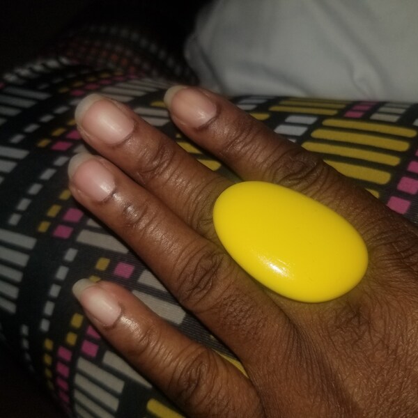 Iridescent Cool Rings, Colored Glass Rings, Quirky & Affordable Rings ...