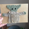 CROCHET PATTERN Baby Green Alien Applique - Etsy