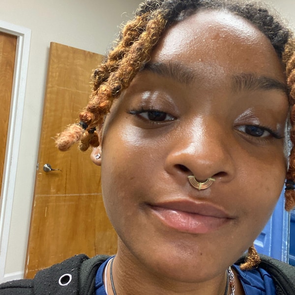 Filigree Septum Piercings Handmade in Mexico— Brass + Copper - Etsy