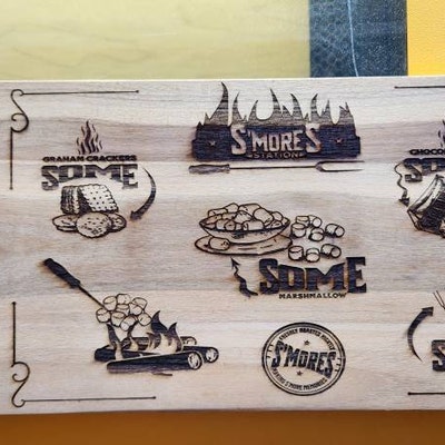 S'mores Station SVG Family Sign SVG File Camping SVG Charcuterie Board ...