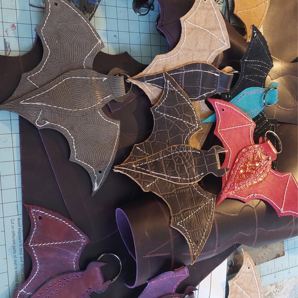 Leather Halloween Key Fobs Patterns Set - Etsy