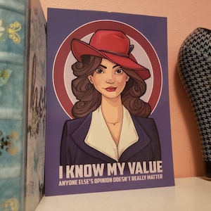 I Know My Value Postcard item 09-342 - Etsy