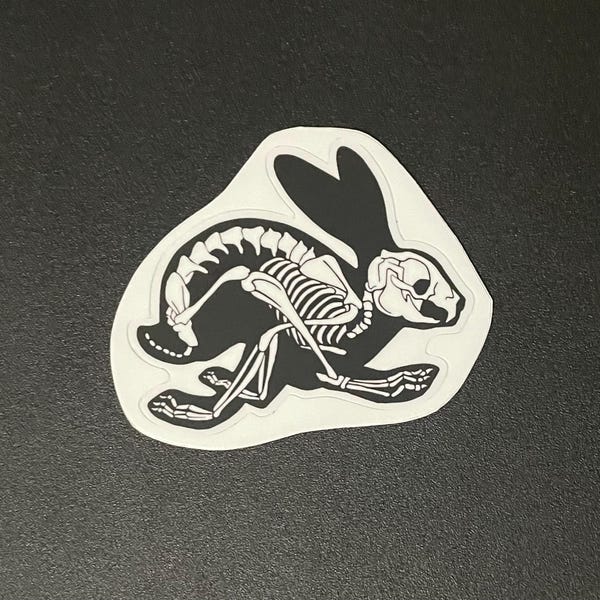 Running Rabbit Stickers - Etsy