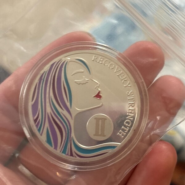 Collectibles Sobriety Challenge Coins Soberversary AA/NA Medallion Sober Milestone Anniversary ...