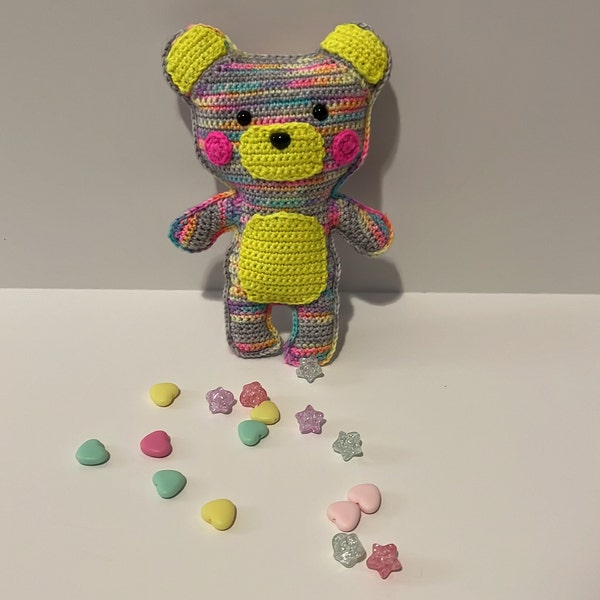 Teddy Bear Crochet Pattern, Teddy Bear Amigurumi Pattern, Teddy Bear ...