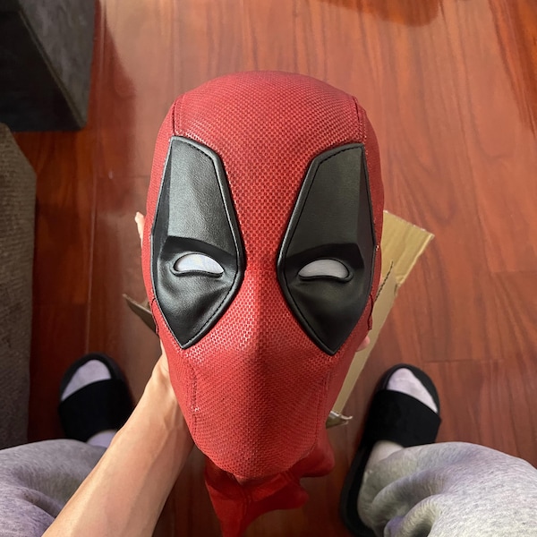 Deadpool 3 Style Halfshell Costume Cosplay Mask With Screen Printed ...