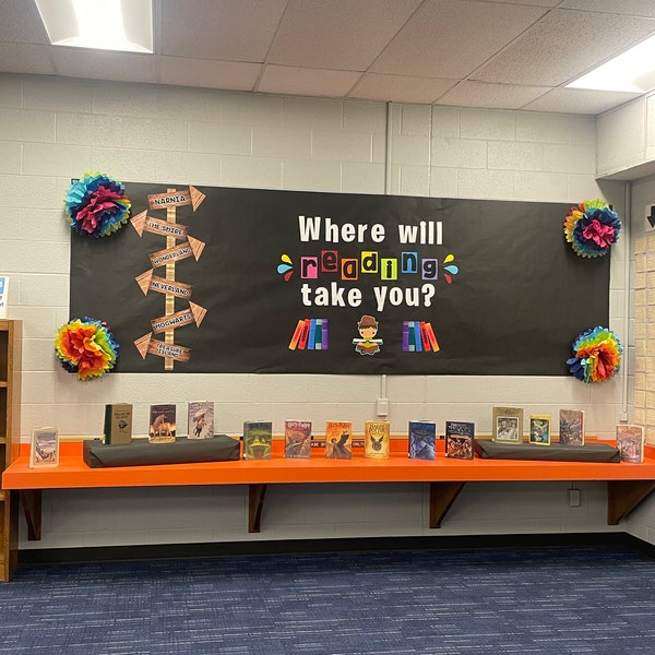 Reading Bulletin Board Kit: Classroom Decor - Etsy