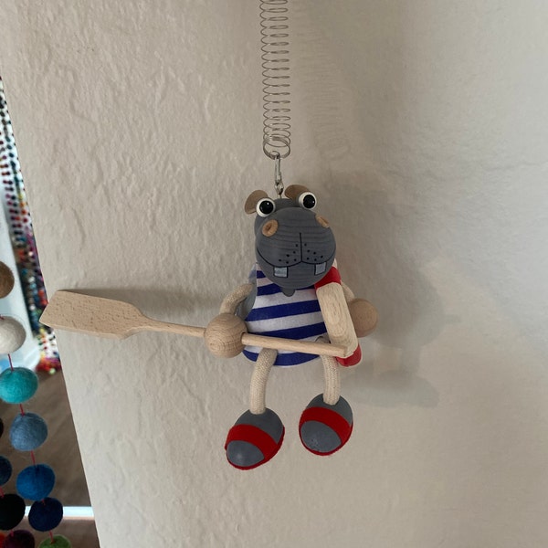 Popeye Bouncy - Wooden Popeye the Sailor Man Toy Spring Jumper ...