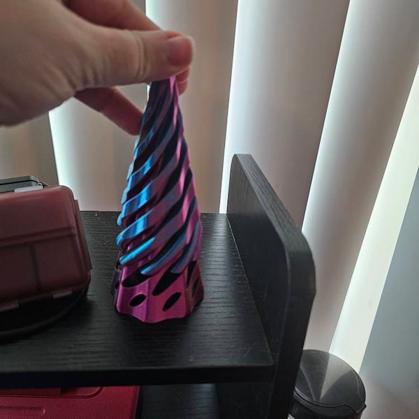 Whispering Vortex Chromatic Rainbow Unicorn Horn 3D Printed Fidget ...