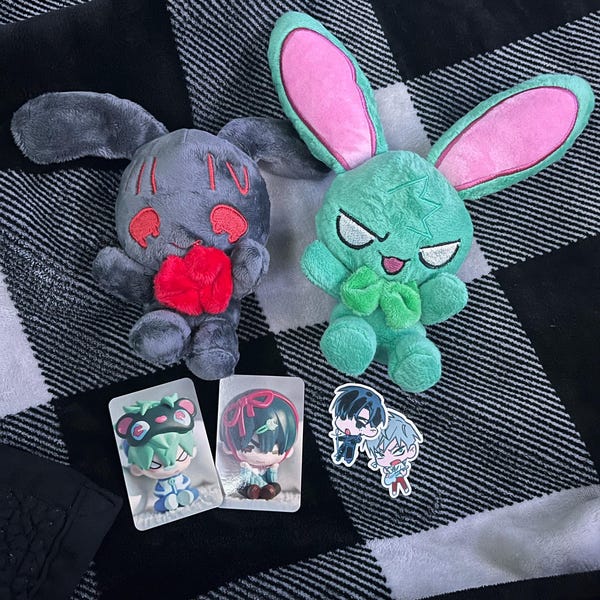 ALNST Handmade Alien Stage Bunny Rabbit Plush Plushies (SMALL) - Etsy