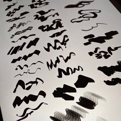 120 Lettering Brushes for Procreate, Lettering Brush Procreate ...