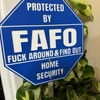 FAFO Home Security Sign - Etsy