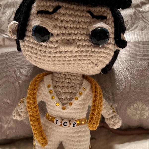 AMIGURUMI PATTERN Elvis Presley Crochet Inspired | Gift for Music ...