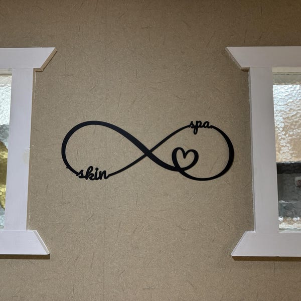 Infinity Sign Containing Names, Personalized Metal Infinity Sign ...