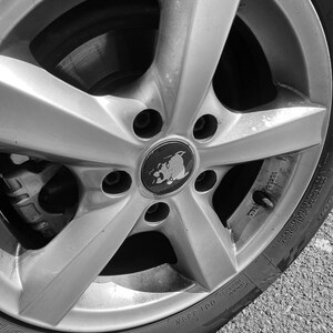 Metal Stickers Car Wheel Center Cap Stikers Set of 4 - Etsy