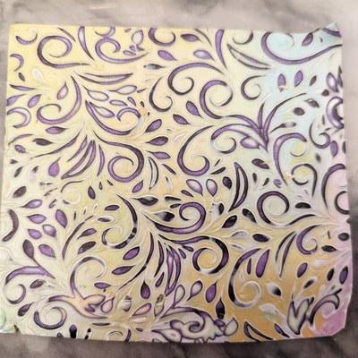 Flower Meadow Rubber Texture Matpolymer Clay Toolsearring Makinghand ...