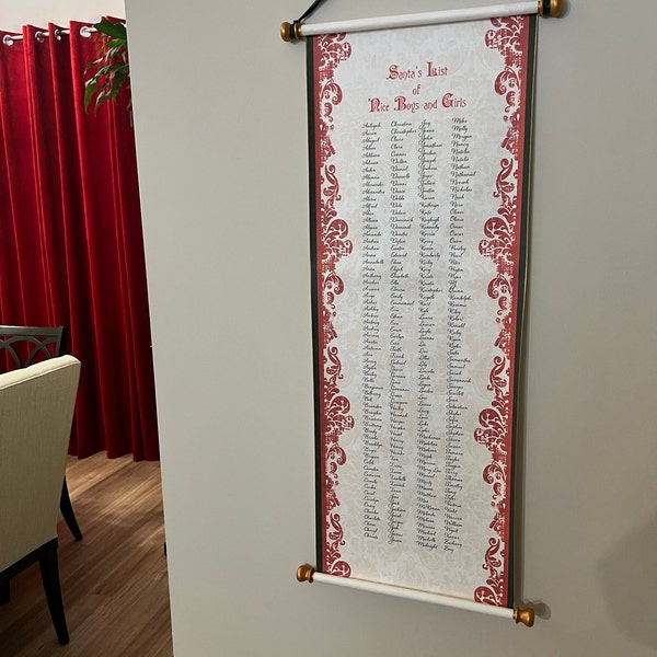 Blank Parchment Scroll With Stained Wood Finials, 11x19" Paper - Etsy