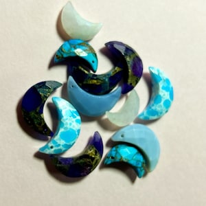 AAA Amethyst Moon Shape Briolettes, Purple Amethyst Faceted Moon Shape ...