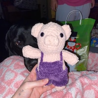 Milo the Pig Crochet Pattern PDF, Crochet Pig in Overalls, Amigurumi ...